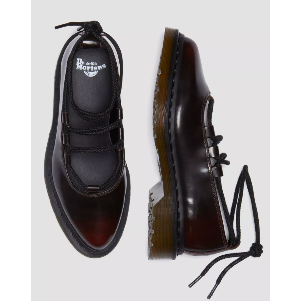 Dr.martens Elphie II Virginia 真皮尖頭綁帶芭蕾舞鞋 | 蝦皮購物