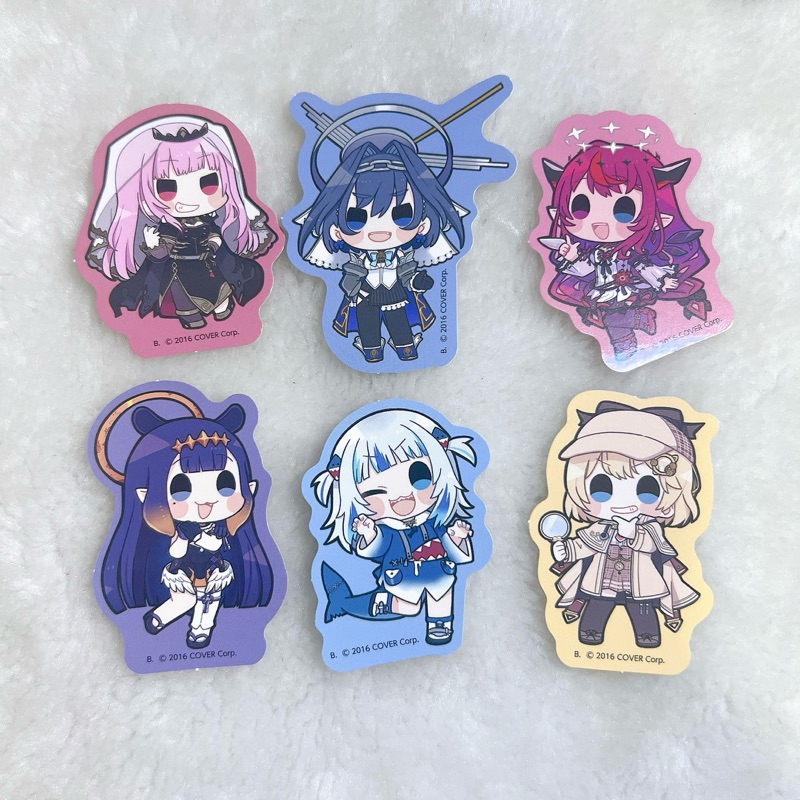 Hololive city 24 貼紙 Gura Ina IRyS Ame calliope kronii | 蝦皮購物