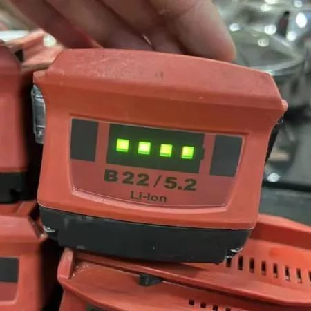 台灣免運 喜利得/喜德釘 原廠電池 九成新 HILTI B22/5.2鋰電池 21.6V 5.2AH電池 二手電池 | 蝦皮購物