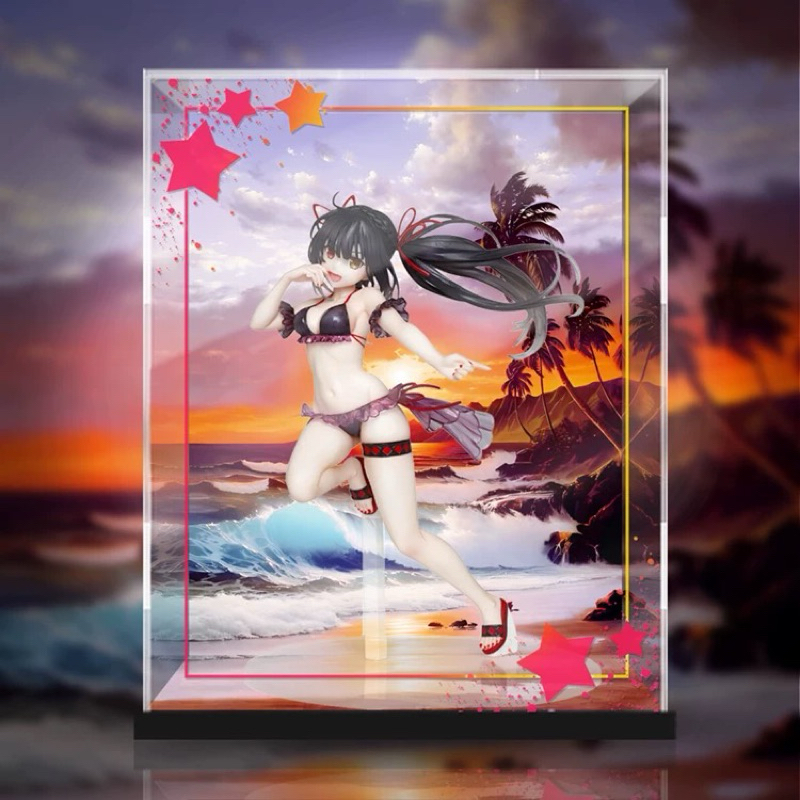 《Yao 挖寶趣》 泡泡瑪特 PVC GK 黏土人 黏土娃 盒玩 食玩 雕像 燈光 階梯 尺寸客製化 展示盒94 | 蝦皮購物