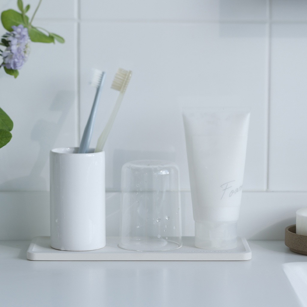 日本Marna ECOCARAT陶瓷吸濕收納盤 W-589W -阿法.伊恩納斯 廚房檯面 衛浴面盆 | 蝦皮購物