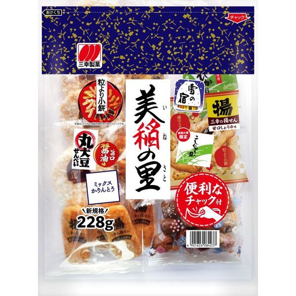 [效期2025.6]《三幸美稻里綜合米果(228g)》｜愛子森林 d2 | 蝦皮購物