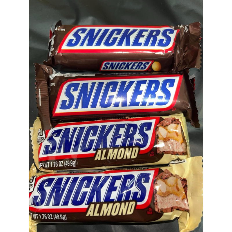 Snickers Peanut -oct 2025 exp ,Almond-sept 2025 expiration | 蝦皮購物