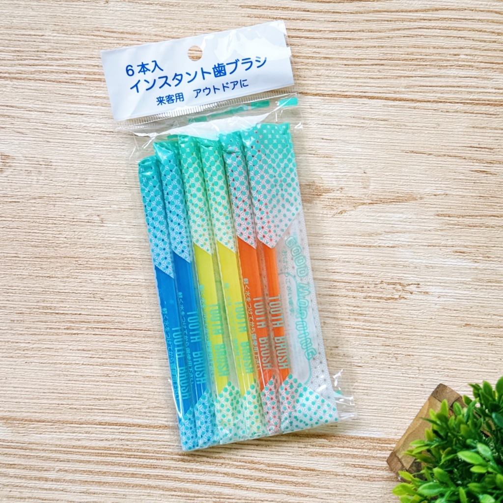少量現貨 特價中 W319 日本製 一次性牙刷 1組6入 | 蝦皮購物