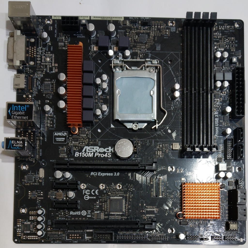 華擎 ASRock 主機板 B150M Pro4S (Intel 1151 六代/七代) | 蝦皮購物