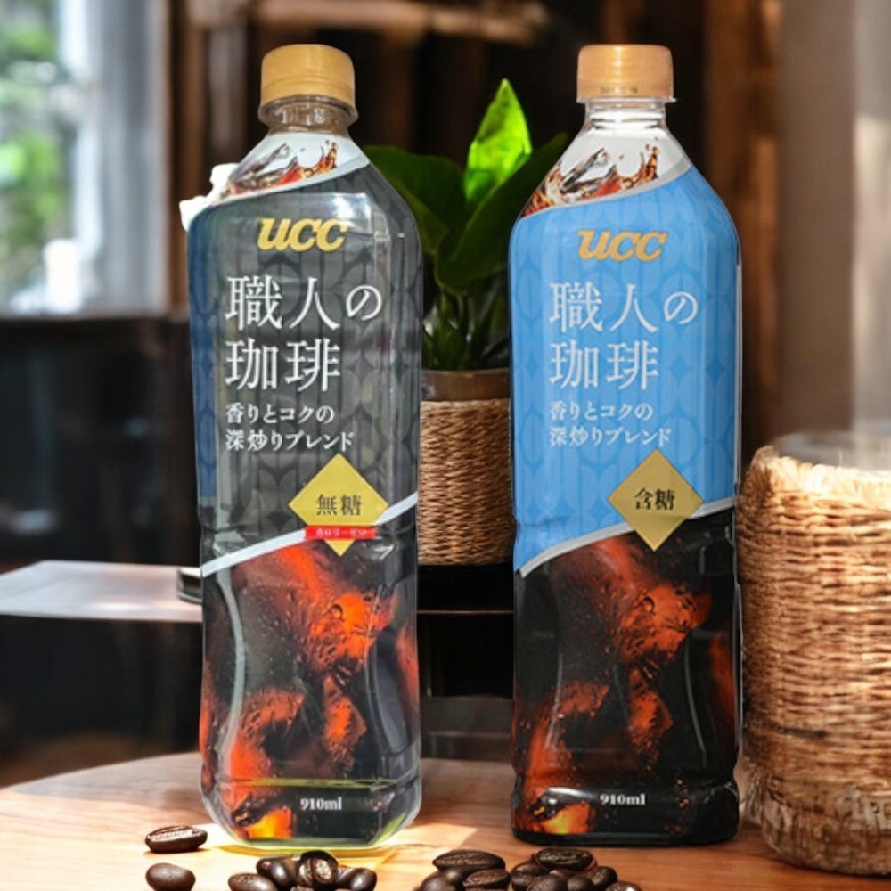 UCC 職人咖啡 黑咖啡 美式咖啡 無糖/有糖 910ml | 蝦皮購物