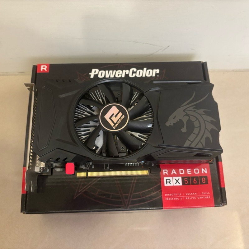PowerColor撼訊RX560 4GB顯示卡 補幀GCN 現貨一張 | 蝦皮購物