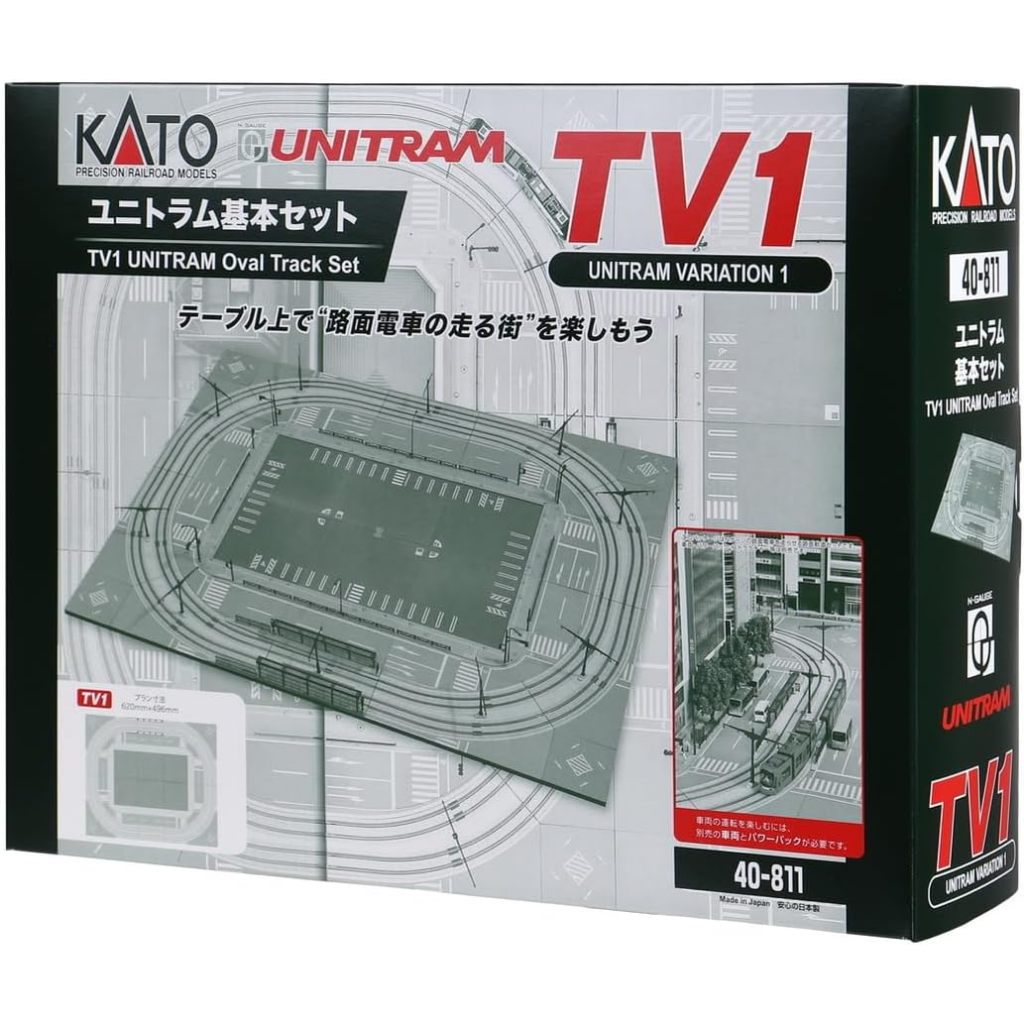 📌小豪模型📌 Kato 40-811 TV1 40-812 TV2 路面電車 基本套組 擴張組合 軌道 N規大小 | 蝦皮購物
