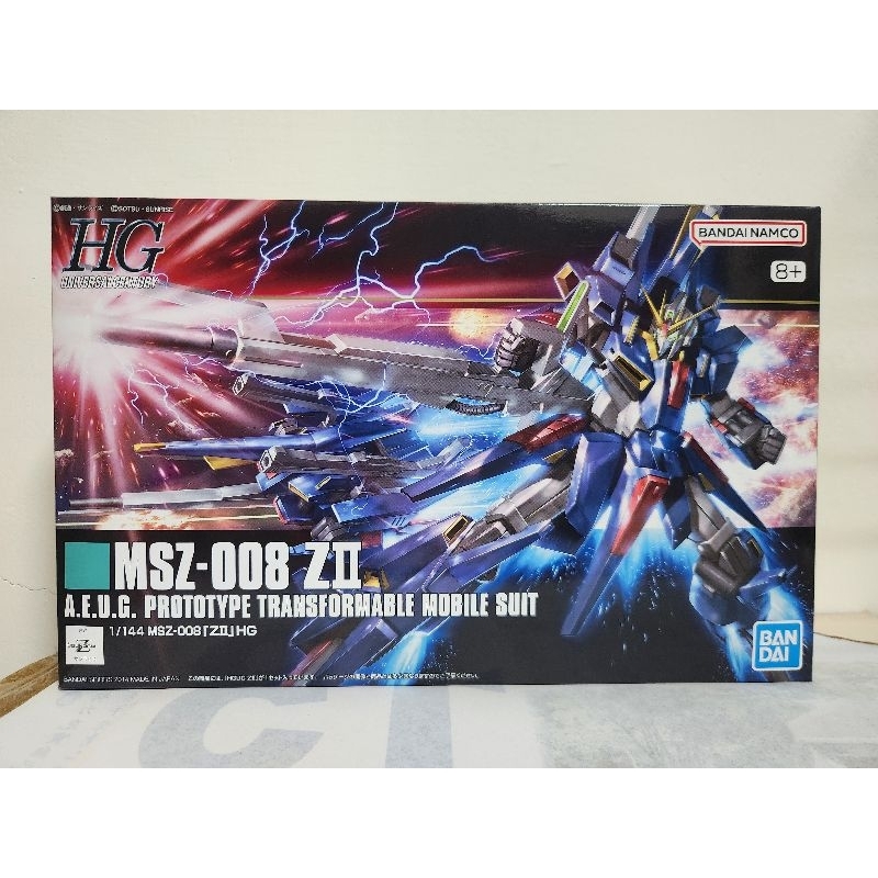 （現貨未拆）萬代 HGUC 1/144 鋼彈ZZ MSZ-008 ZII鋼彈 ZETA II 鋼彈 | 蝦皮購物