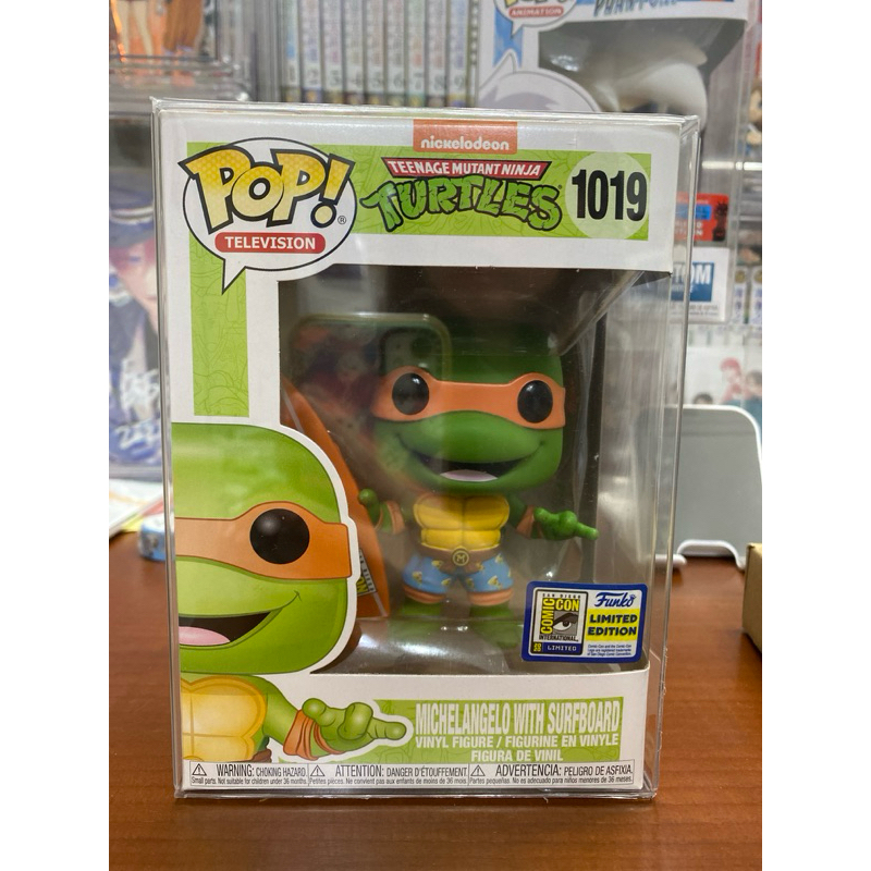 FUNKO POP 1019 忍者龜 米開朗基羅衝浪板 展貼 限定 絕版 收藏 | 蝦皮購物