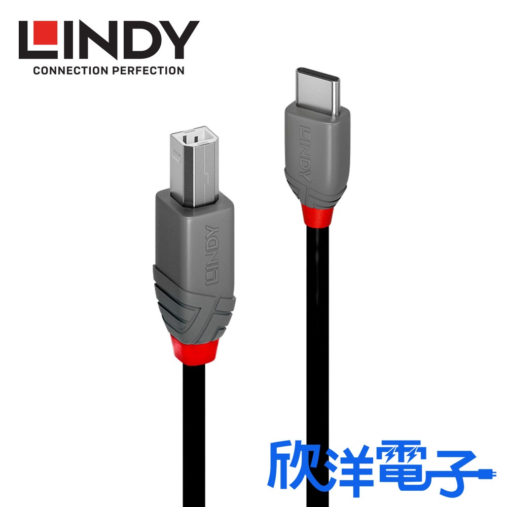 LINDY林帝 Type-C to B USB2.0 Type-C 公 TO Type-B 公 傳輸線 1公尺 2公尺 | 蝦皮購物