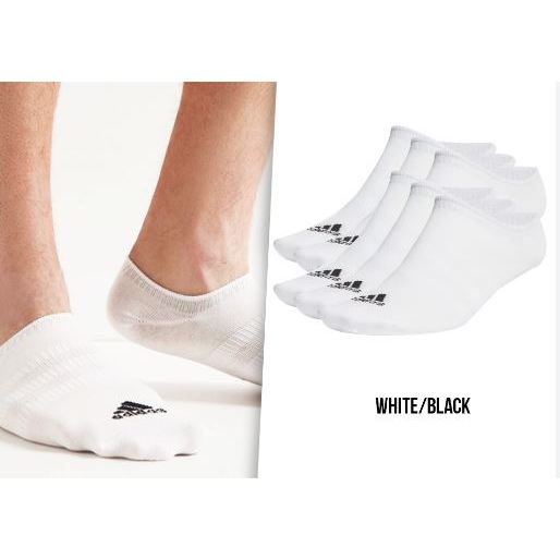 . ADIDAS SPW NS 3P 愛迪達 HT3463 三雙一包 運動襪 隱形襪 短襪 薄款 三雙組 白色 | 蝦皮購物