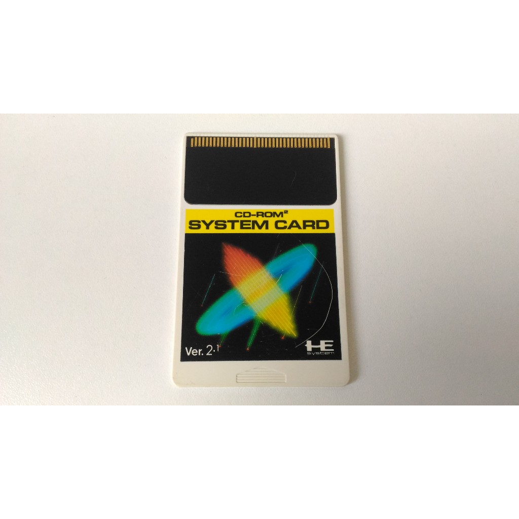 PC Engine PCE CD-ROM SYSTEM VER. 2.1 系統卡 Hu-Card | 蝦皮購物