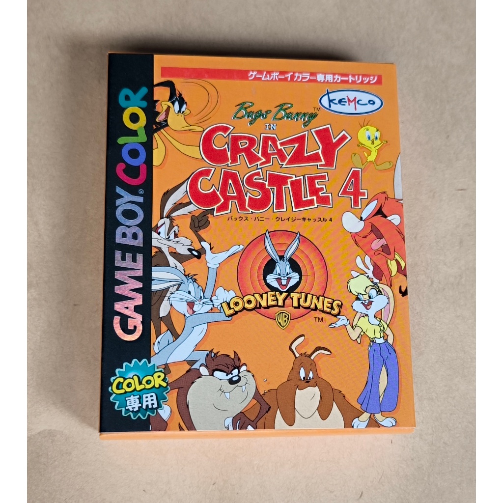 新品！GBC日版遊戲- Bugs Bunny Crazy Castle 4 兔寶寶瘋狂城堡4（瘋電玩）賓尼兔 兔八哥 | 蝦皮購物