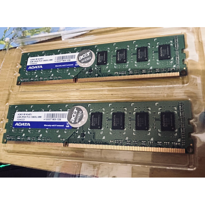 ADATA威鋼 PC3-10600U-999 2GB 2RX8 | 蝦皮購物