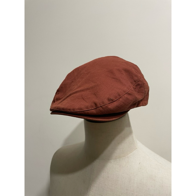 BRIXTON Herringbone Hooligan cap Hunting cap 人字紋 打獵帽 小偷帽 磚紅色 | 蝦皮購物