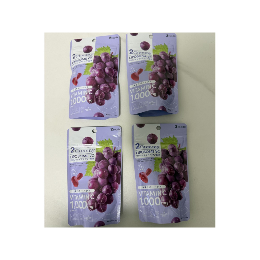 現貨 日本 2foods 2Gummy LIPOSOME VC 軟糖 | 蝦皮購物
