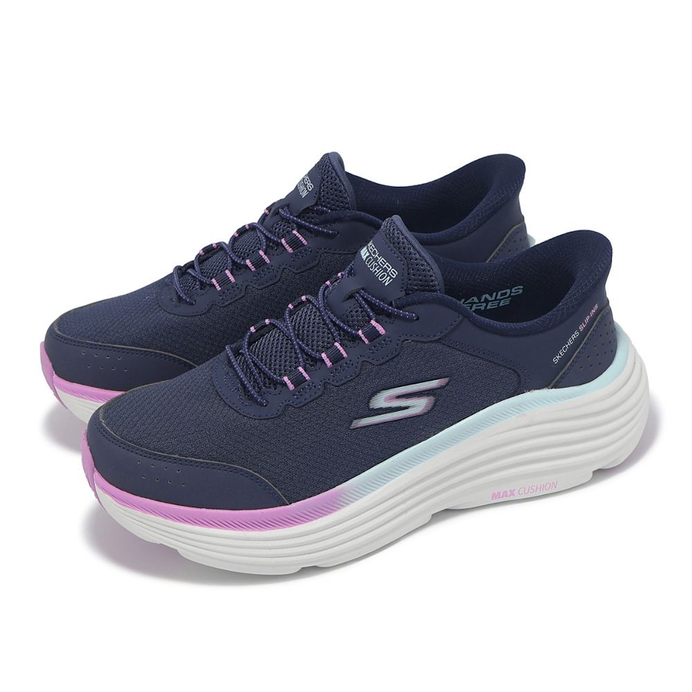 SKECHERS GO RUN MAX CUSHIONING ENDEAVOUR 寬楦款女休閒鞋-129474WNVPR | 蝦皮購物