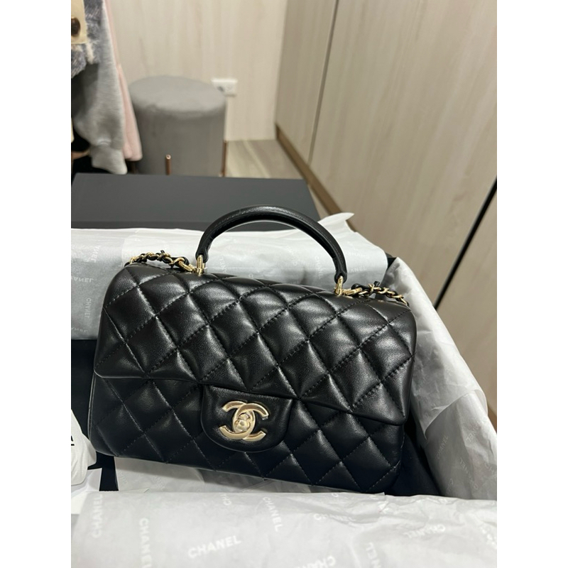 全新Chanel 25s cf mini handle 手柄cf 現貨 台灣專櫃購入 | 蝦皮購物