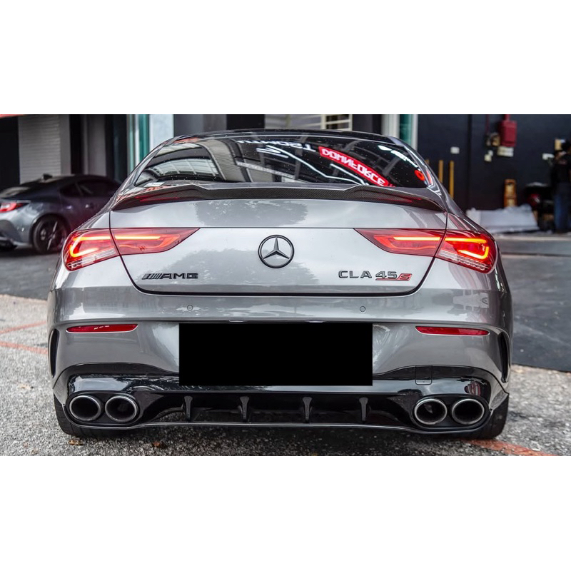 Benz 賓士 W118 刀鋒款 乾式正碳纖維 熱壓 尾翼 鍛造 CLA200 CLA250 CLA35 CLA45尾翼 | 蝦皮購物