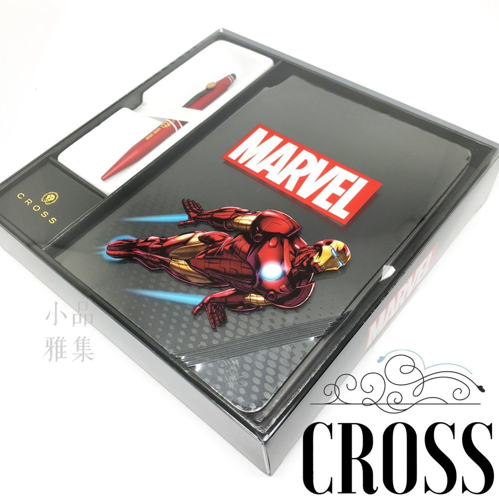 ＝小品雅集＝CROSS 高仕Tech2 Marvel系列 觸控原子筆+筆記本禮盒（Iron Man 鋼鐵人) | 蝦皮購物
