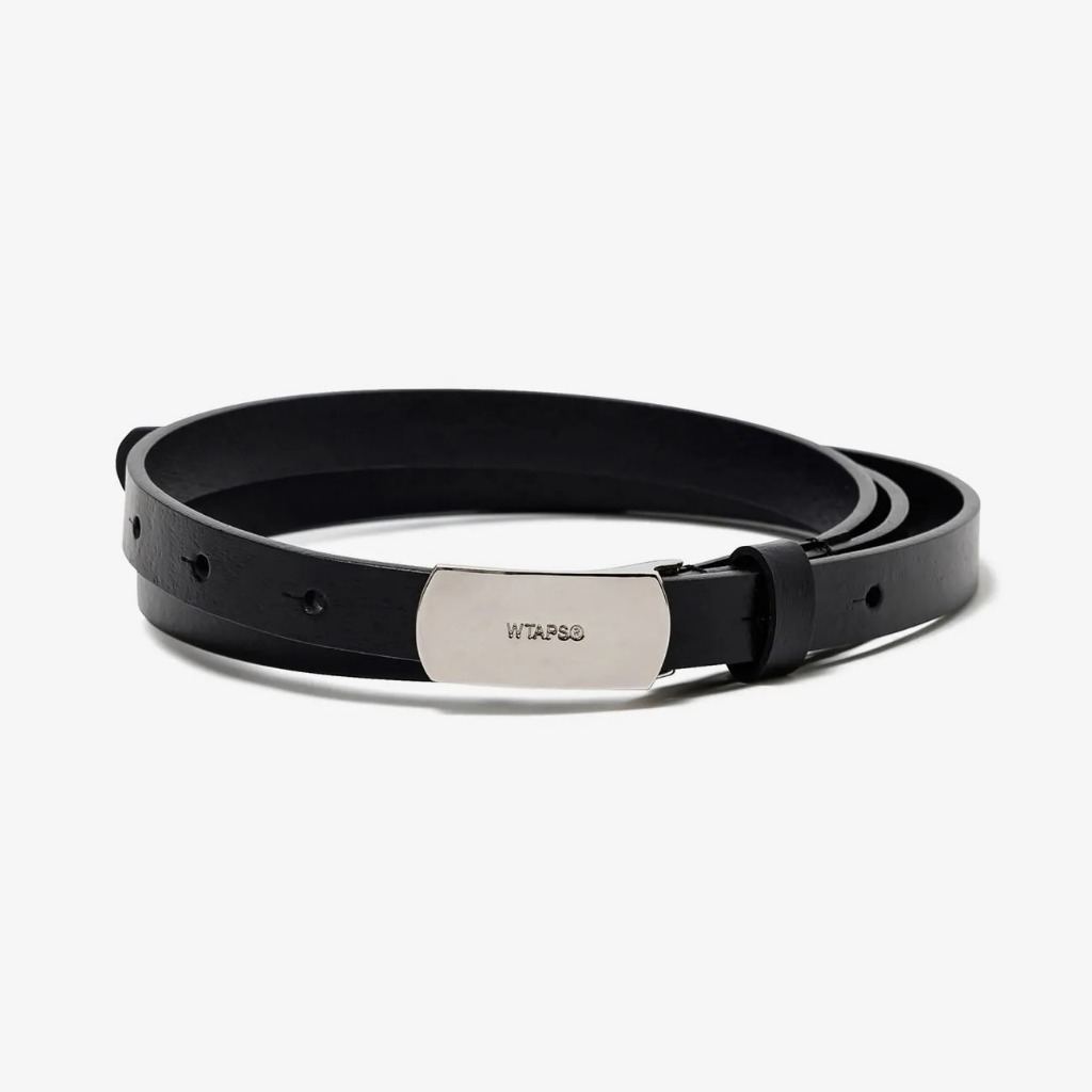 【日貨代購CITY】2025SS WTAPS NETA BELT SYNTHETIC 金屬 LOGO 皮革 皮帶 現貨 | 蝦皮購物