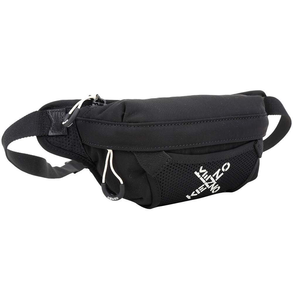 KENZO Sport 迷你款 交叉字母尼龍網設計斜肩背/腰包*(C0484) | 蝦皮購物