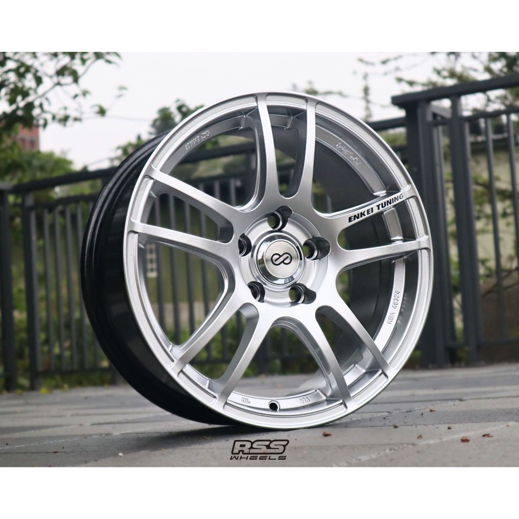 【正東鋁圈】日本ENKEI SC24 16吋 輕量化鋁圈 5X108 高亮銀 FOCUS ESCORT V40 | 蝦皮購物