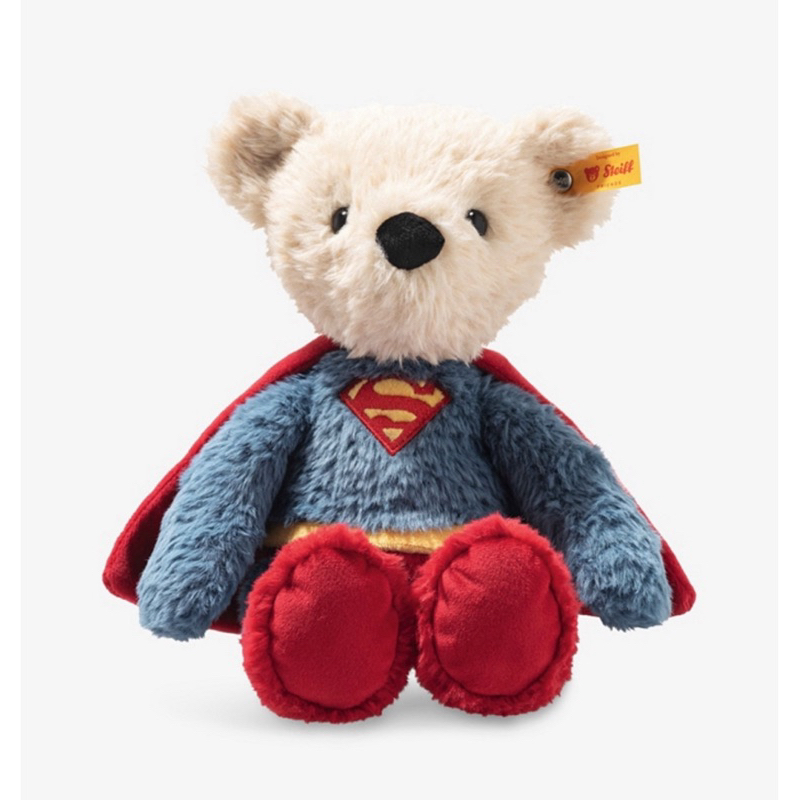 Steiff Superman 超人聯名款Teddy bear 29cm Batman蝙蝠俠 泰迪熊 小熊玩偶 絨毛玩具 | 蝦皮購物