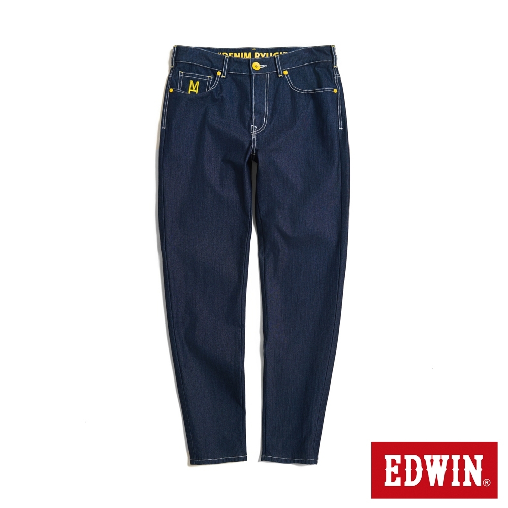 EDWIN 男款 加大碼 JERSEYS 大師系列中腰丹寧錐形迦績褲(原藍色) | 蝦皮購物