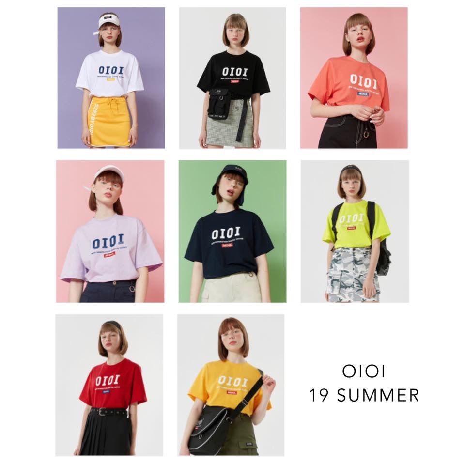 【出清折扣】現貨 2019 最新 OIOI 5252 by OIOI SS 春夏新款 LOGOt 短T logo 短踢 | 蝦皮購物