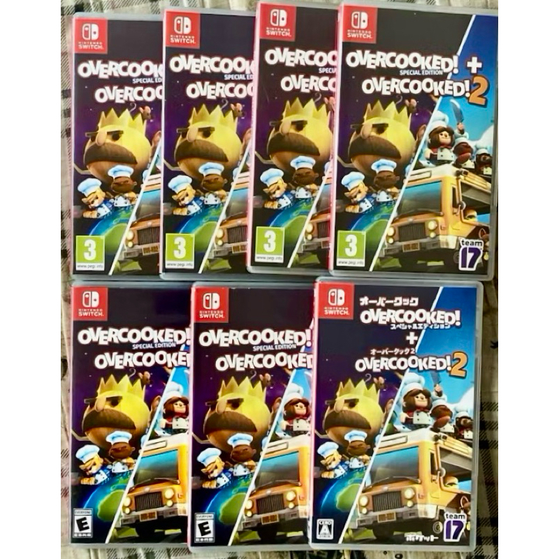 Switch Ns Overcooked 煮過頭 煮過頭1+2 胡鬧廚房 全都好吃 中英日文版 全新 二手 | 蝦皮購物