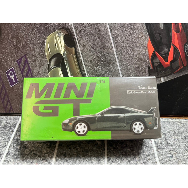 MINI GT 230 TOYOTA SUPRA DARK GREEN 全新附膠盒 | 蝦皮購物