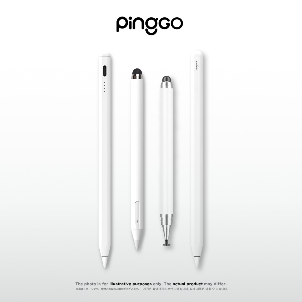 PingGO iPad觸控筆 筆記用 平板觸控筆 觸控筆 電容筆 防誤觸 支援 傾斜角 磁力吸附 | 蝦皮購物