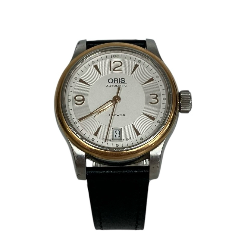 【新莊幸福店】ORIS 手錶 7578 CLASSIC DATE 有使用痕跡 僅有本體 | 蝦皮購物