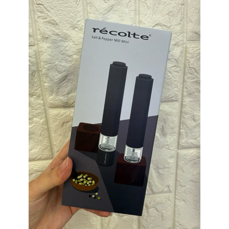 日本 recolte 電動研磨器 Salt & Pepper Mill Mini RMM-1 一組兩隻 | 蝦皮購物