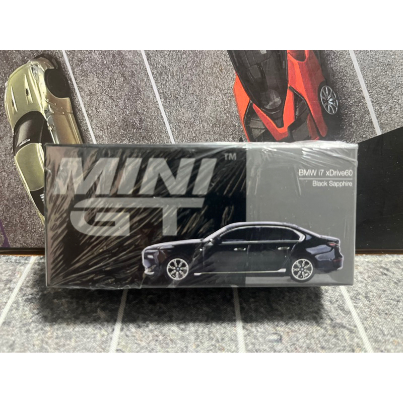 MINI GT 802 BMW i7 eDrive50 Black Sapphire 全新附膠盒 | 蝦皮購物