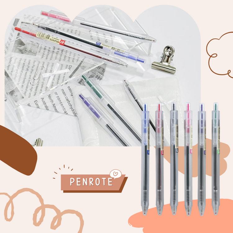 筆樂PENROTE 萌莎中油筆 0.7 原子筆/手帳筆/滑溜筆 | 蝦皮購物