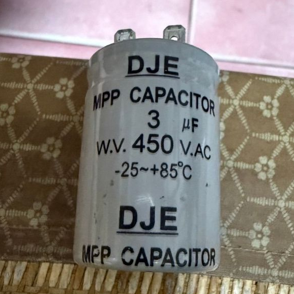 ⚡電世界⚡啟動電容 3uF 450V 圓鋁殼扁腳 預購 [1411-12] | 蝦皮購物