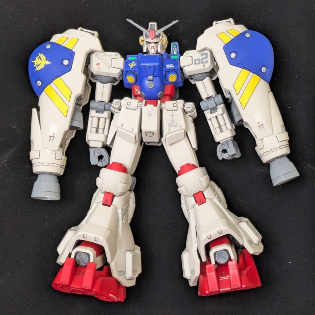 【完成品】萬代 MG 1/100 RX-78 GP02A GP02 鋼彈UC0083 星塵回憶錄 鋼彈試作2號機 | 蝦皮購物