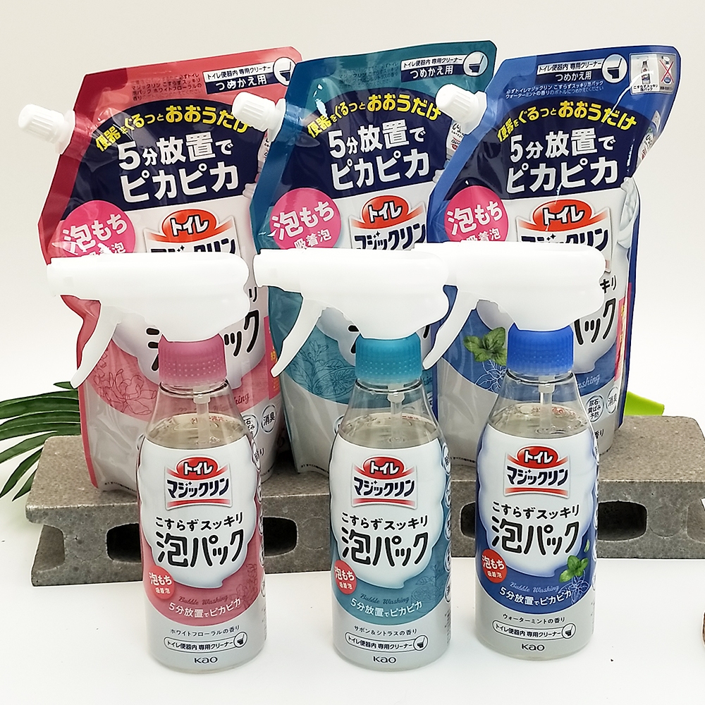 🌸日本 KAO 花王 馬桶清潔泡沫噴霧300ml / 補充包660ml 馬桶清潔劑 日本製 | 蝦皮購物