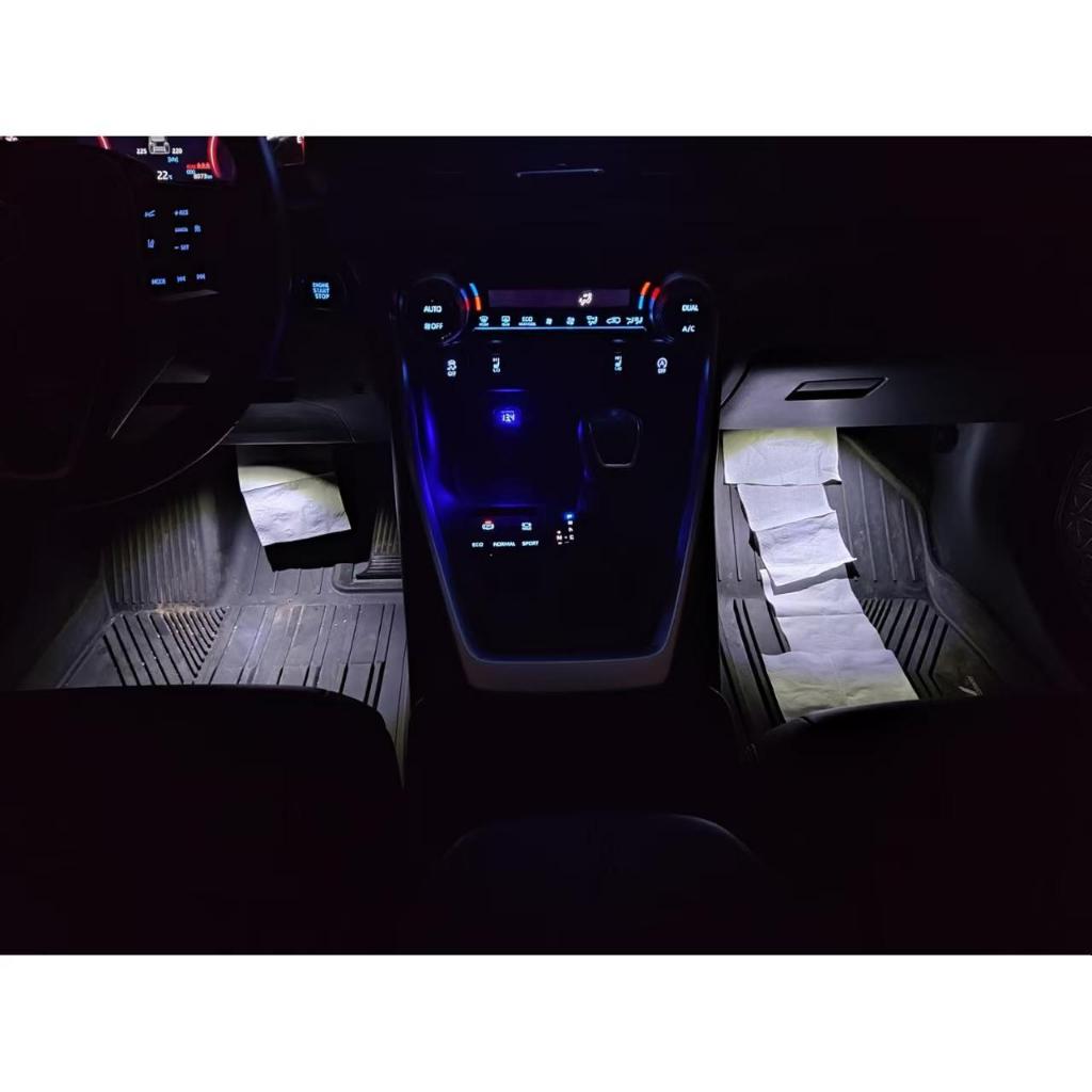 專用豐田alphard 10/20/30系alphard led腳窩燈led腳底燈氛圍燈 | 蝦皮購物