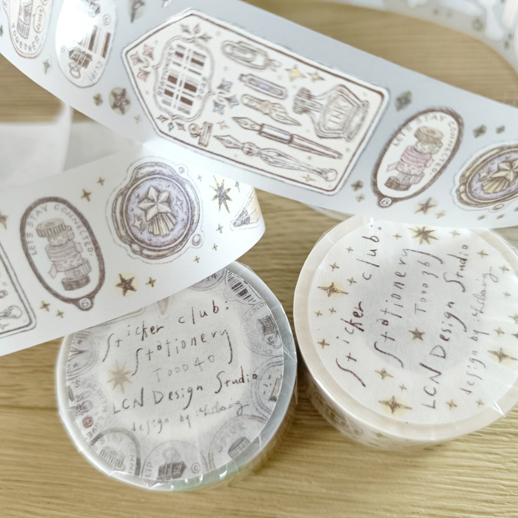 【mobisu】吉 LCN．貼紙俱樂部-文具 3cm霧面PET/和紙膠帶 整捲 | 蝦皮購物