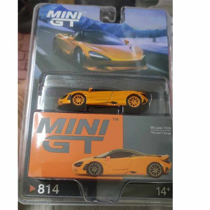 (現貨) Mini GT 814 美版 隱藏版 寶藏車 Malaren 750S Mclaren Orange | 蝦皮購物