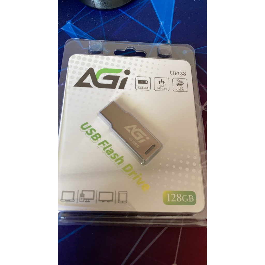 輕巧便攜，資料快速存取備份 AGI亞奇雷 UP138 128GB USB 3.2 Gen 1 鋅合金隨身碟 | 蝦皮購物