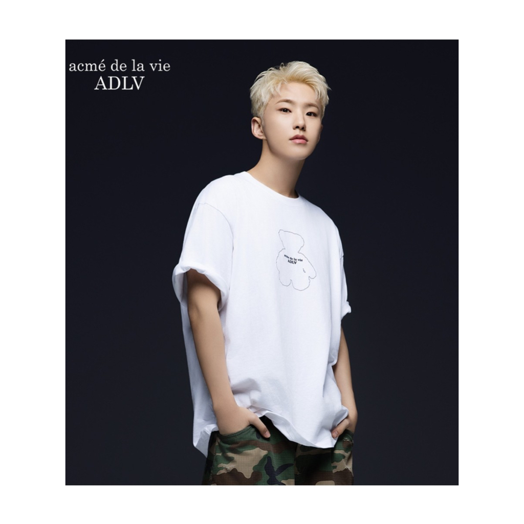 🇰🇷 韓國 SVT 17 HOSHI × ADLV 小熊娃娃Line Archive短T 🐯 | 蝦皮購物