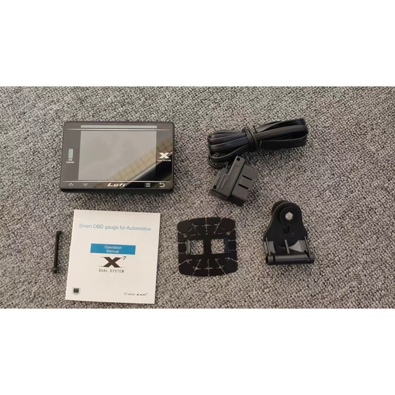 路飛 LUFI X7 四代 4.2吋 繁體中文HUD 抬頭顯示器 OBDII GPS 雙系統 水溫 渦輪 油溫 | 蝦皮購物