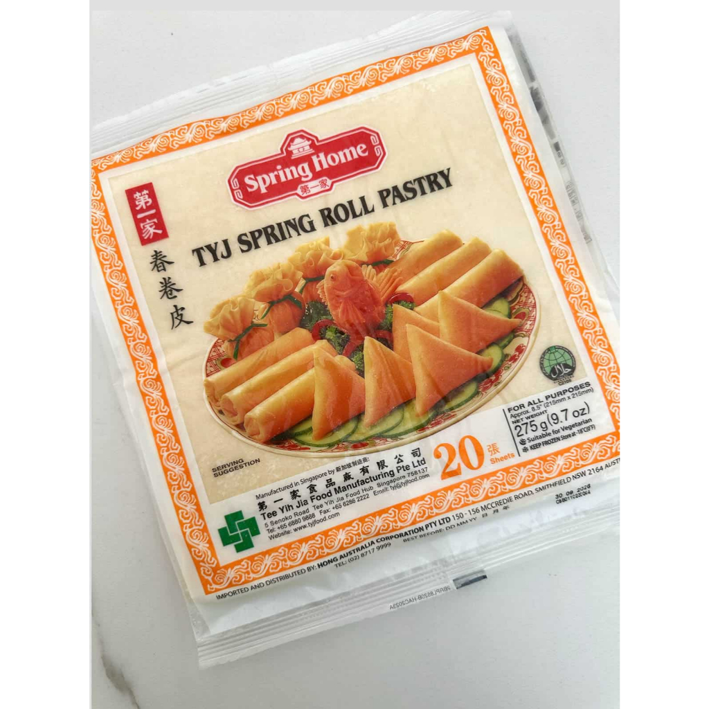 (FROZEN) SPRING HOME Lumpia Wrapper 20sheets | 蝦皮購物