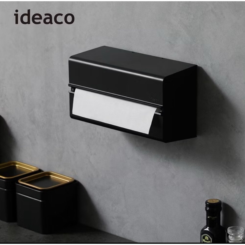 日本ideaco 加深型ABS壁掛/桌上兩用擦手紙架/面紙盒/紙巾盒/衛生紙 | 蝦皮購物