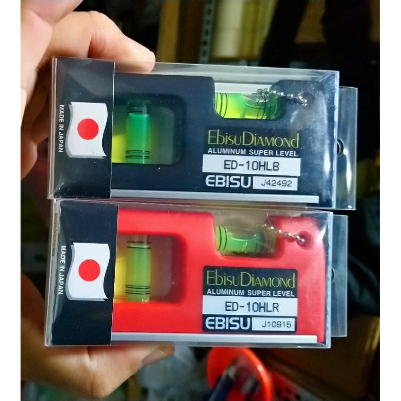 含稅發票日本製造EBISU 附磁 ED-10HLR 10HLB夜光水平尺 多角度 水平儀 氣泡尺 | 蝦皮購物